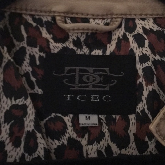 TCEC | Jackets & Coats | Tcec Faux Leather Moto Jacket | Poshmark